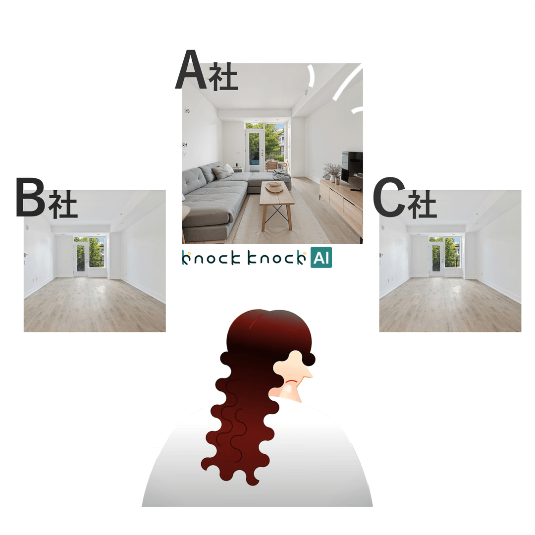 knock knock AI | 家具自動配置AI「ノックノックAI」